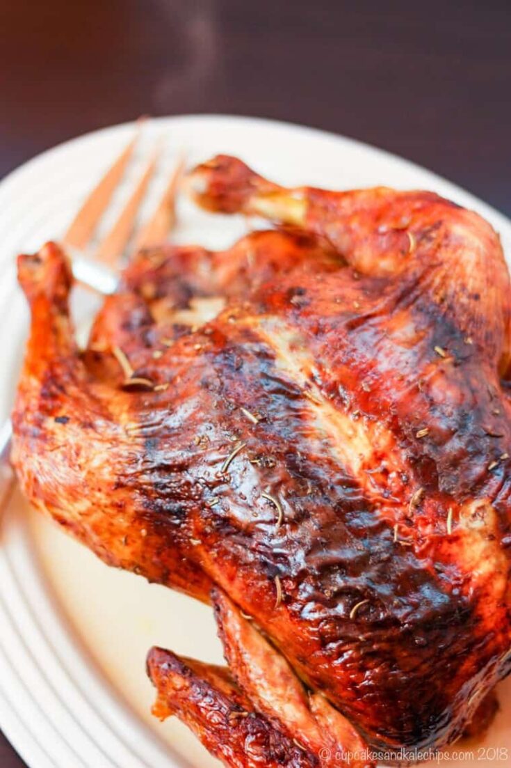 Balsamic Rosemary Roasted Chicken Recipe - Cupcakes & Kale Chips