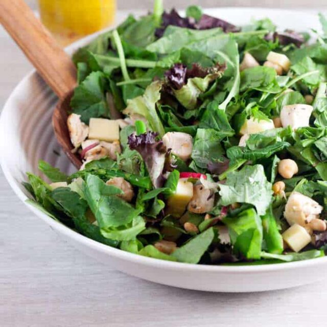 Farmhouse Salad with Citrus Vinaigrette - Cupcakes & Kale Chips