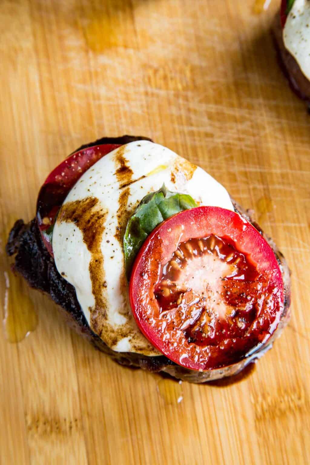Caprese Grilled Filet Mignon | Grilling Filet Mignon to Perfection!
