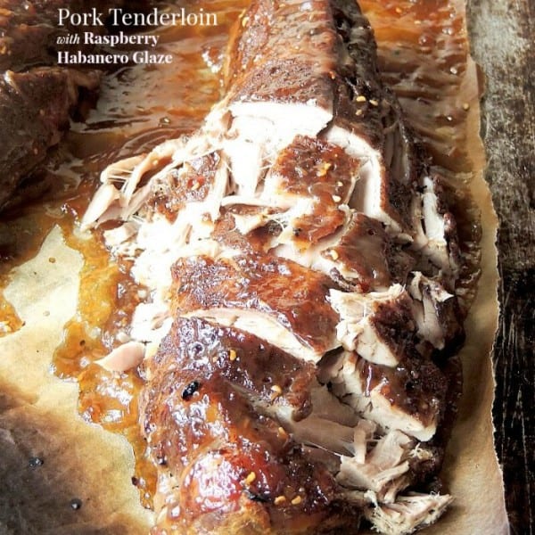 Slow Cooker Pork Tenderloin with Raspberry Habanero Glaze
