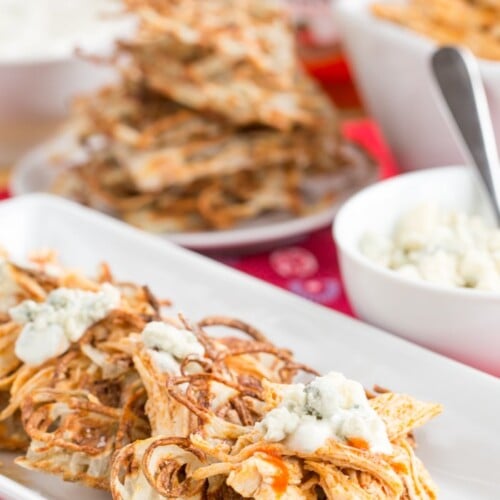 Spicy Buffalo Chicken Poutine Recipe | Cupcakes & Kale Chips