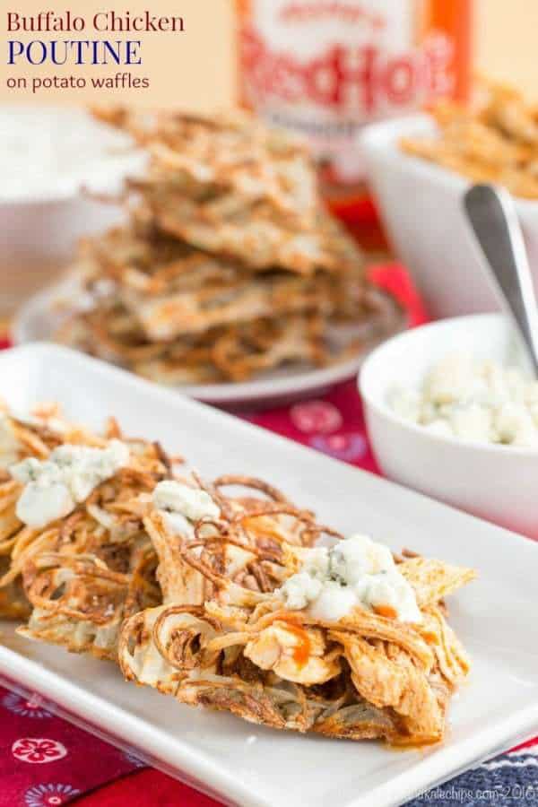 Spicy Buffalo Chicken Poutine Recipe | Cupcakes & Kale Chips