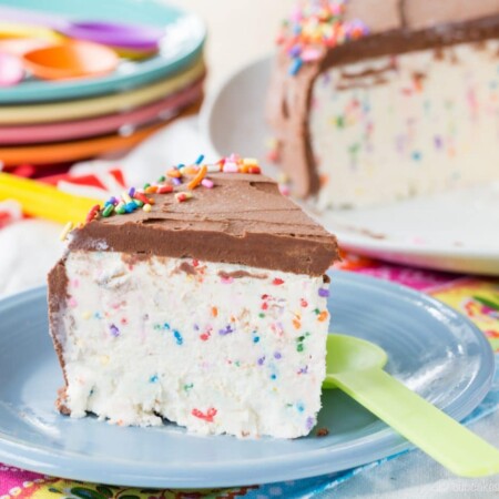 Funfetti Birthday Cake Ice Cream Cake Recipe - Cupcakes & Kale Chips