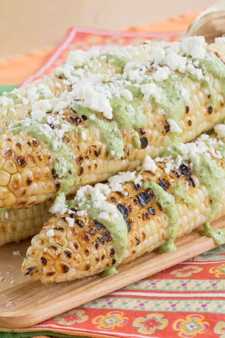 Grilled Peruvian Corn on the Cob | Cupcakes & Kale Chips