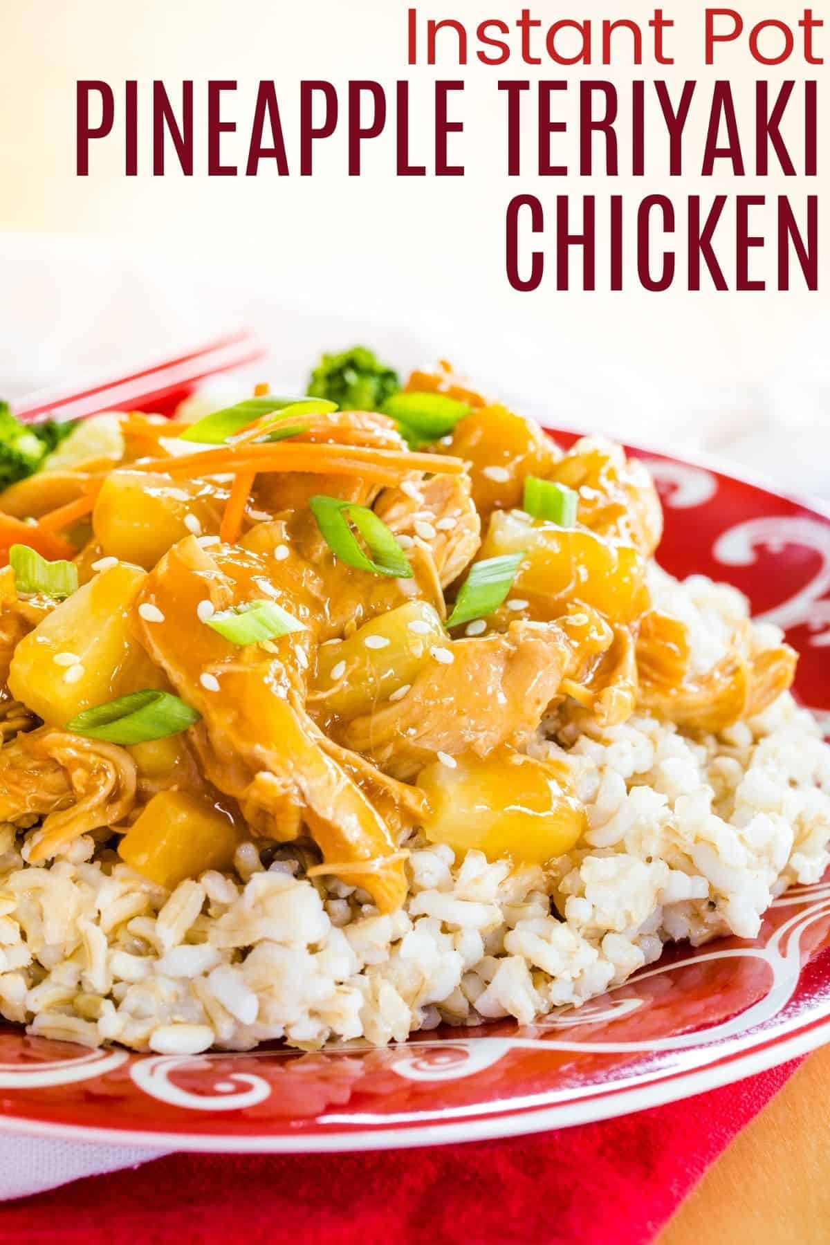 Pineapple Teriyaki Chicken - Crockpot or Instant Pot | Cupcakes & Kale ...