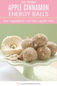 No-Bake Apple Cinnamon Energy Balls Recipe - Cupcakes & Kale Chips