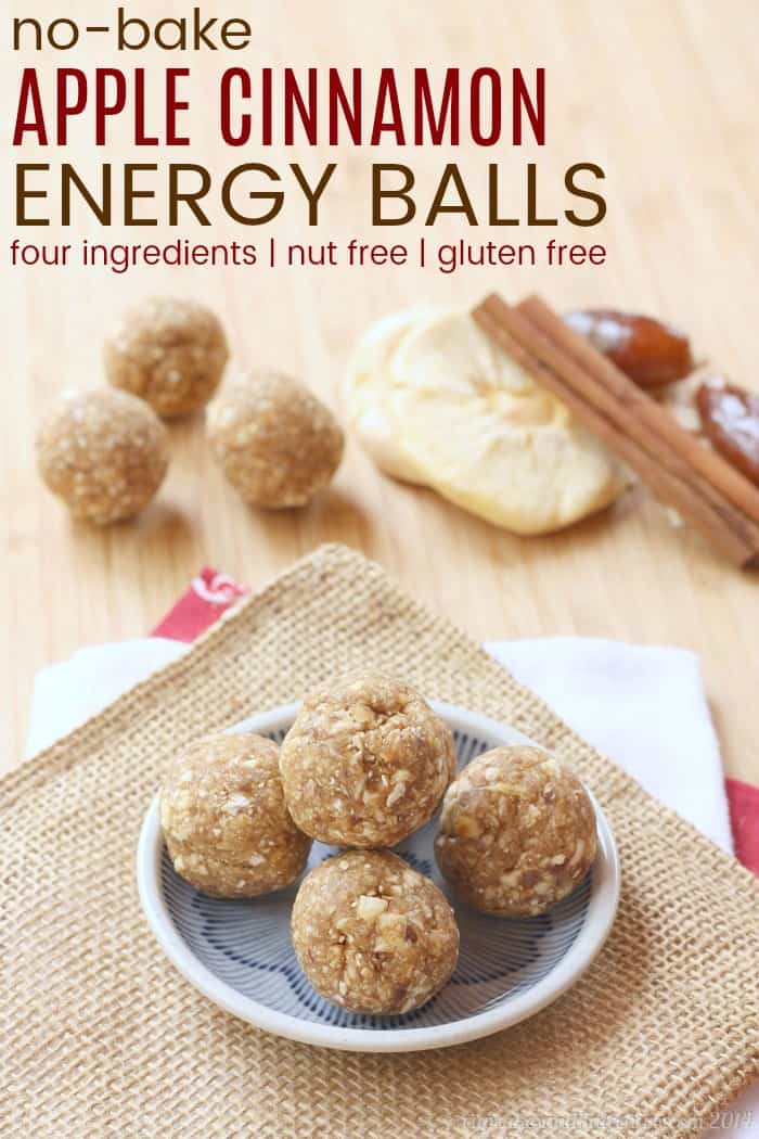 Apple Cinnamon Energy Balls | Cupcakes & Kale Chips