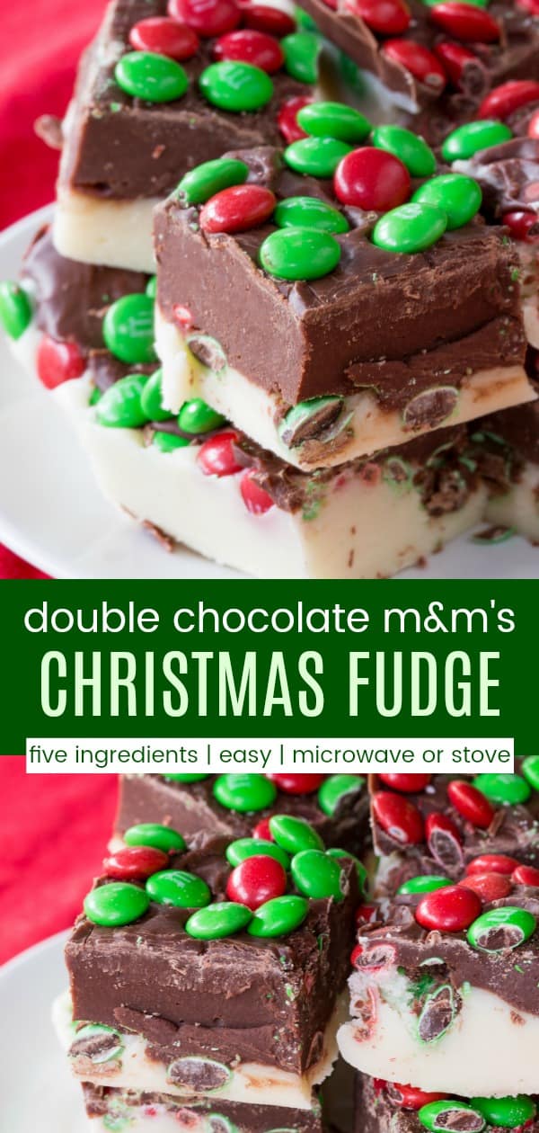 Easy Christmas Fudge Recipe - Five Ingredients! - Cupcakes & Kale Chips