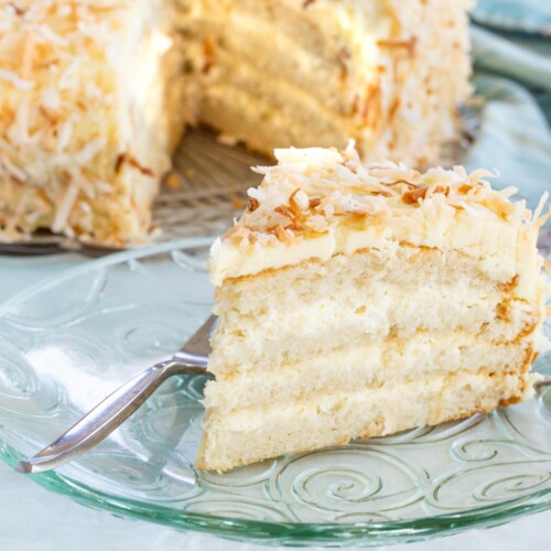 Gluten Free Coconut Cake - based on Bobby Flay's Toasted Coconut Cake