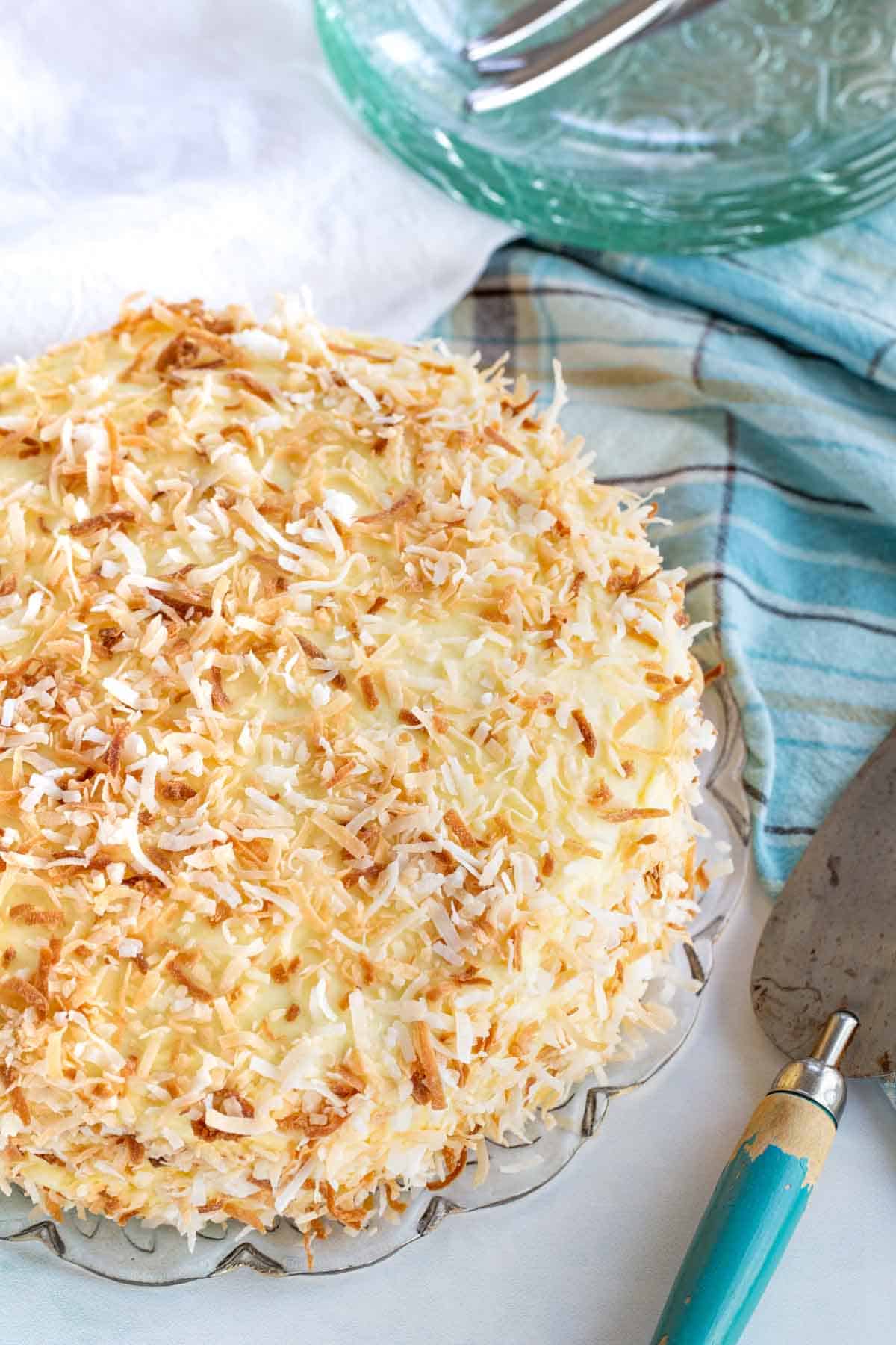 Gluten Free Coconut Cake - based on Bobby Flay's Toasted Coconut Cake