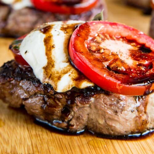 Caprese Grilled Filet Mignon | Grilling Filet Mignon to Perfection!