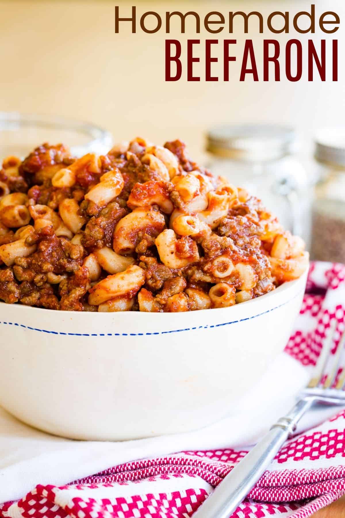 Homemade Beefaroni Recipe | Cupcakes & Kale Chips