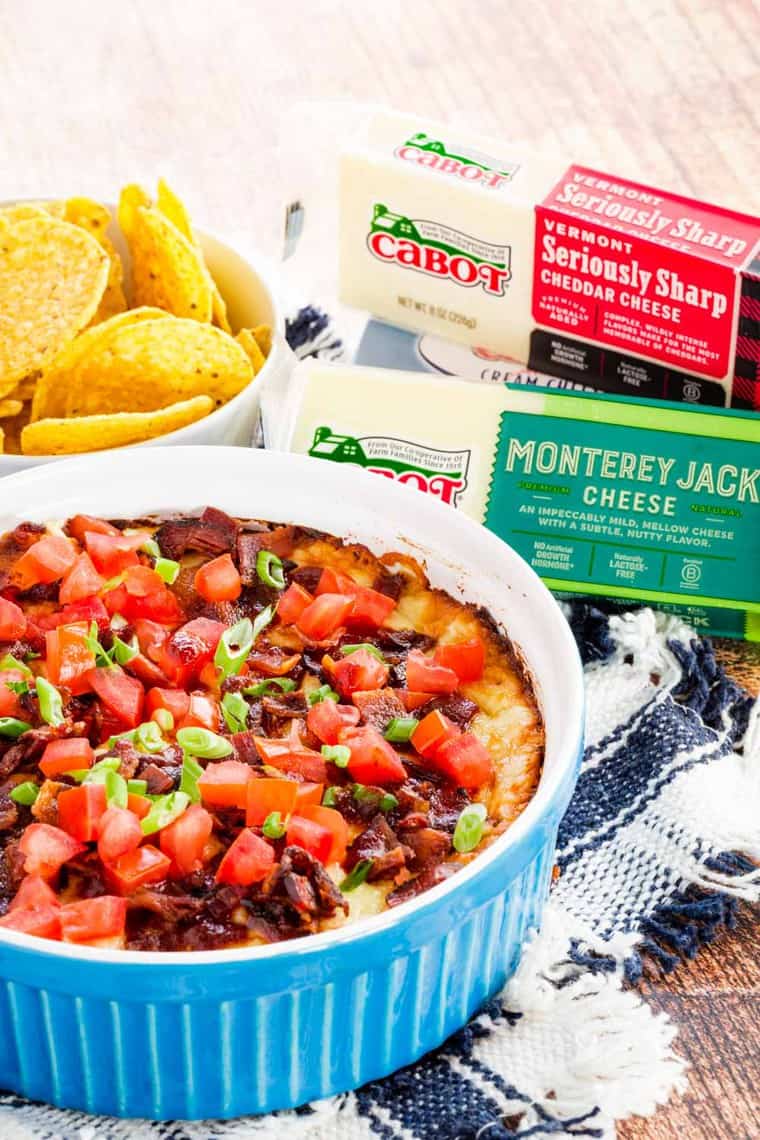 Cheesy BBQ Chicken Dip - Easy Appetizer Recipe!