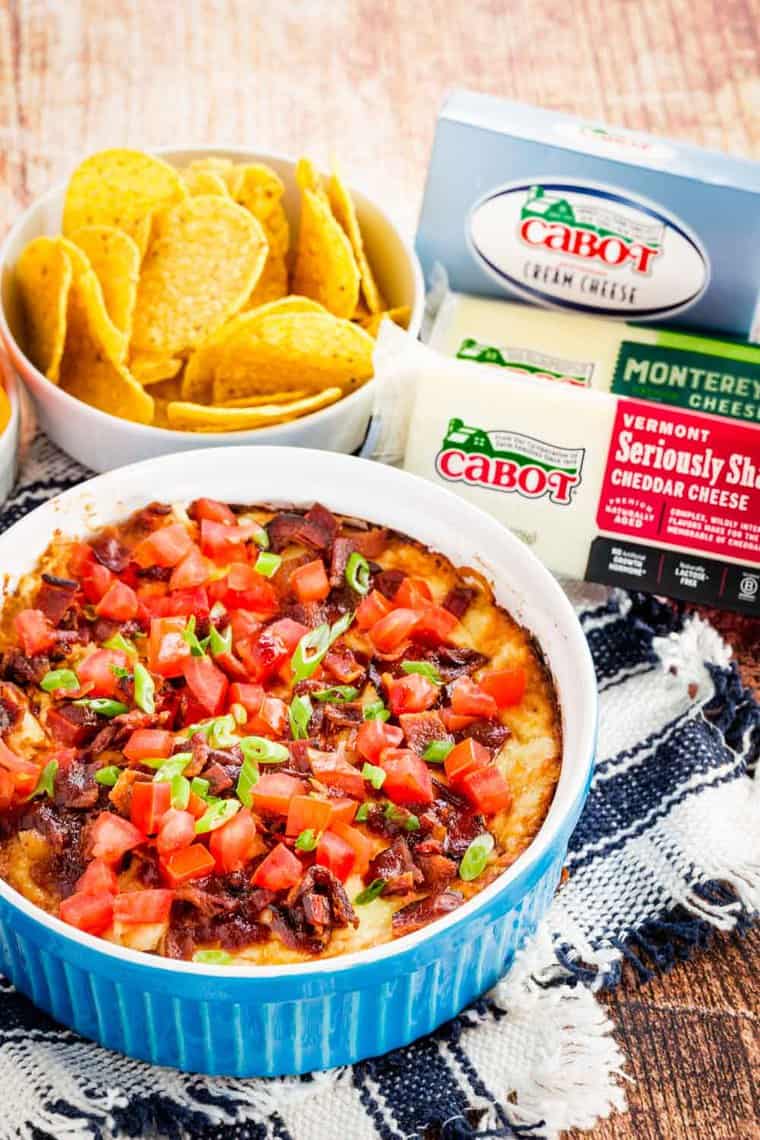 Cheesy BBQ Chicken Dip - Easy Appetizer Recipe!