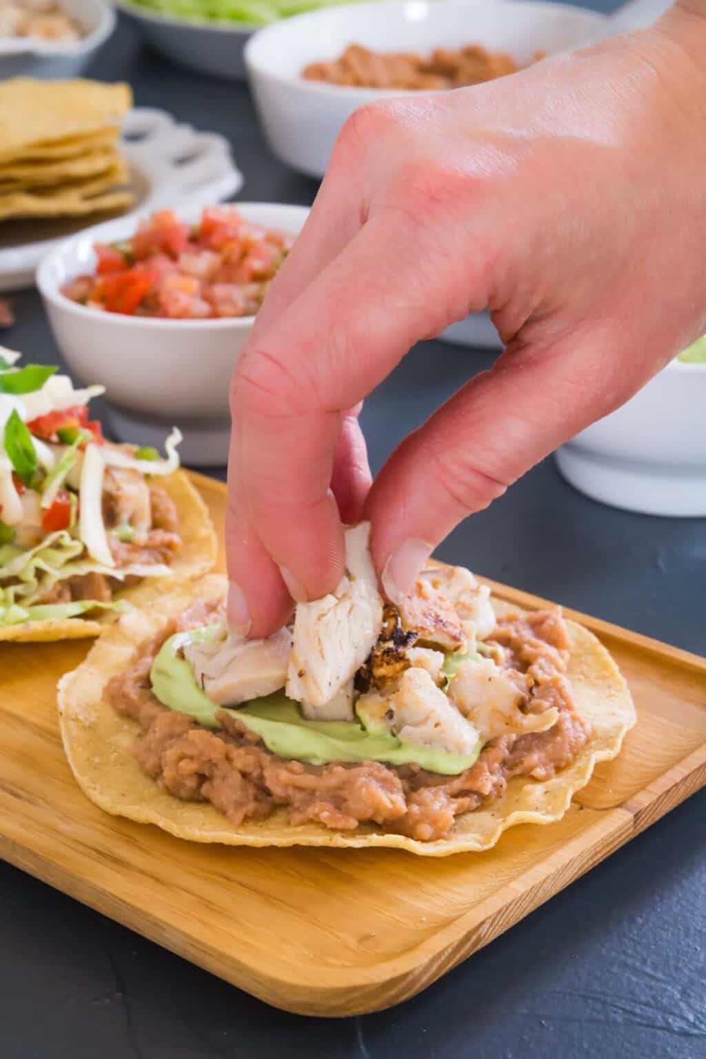 Quick & Easy Chicken Tostadas | Cupcakes & Kale Chips