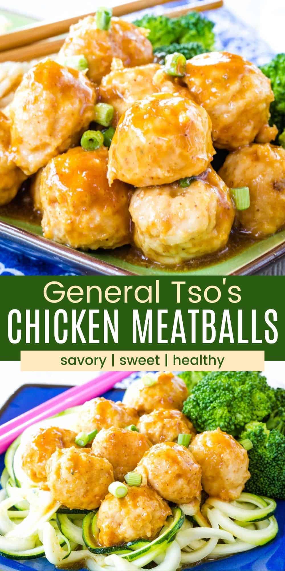 Homemade General Tso's Chicken Meatballs | Cupcakes & Kale Chips
