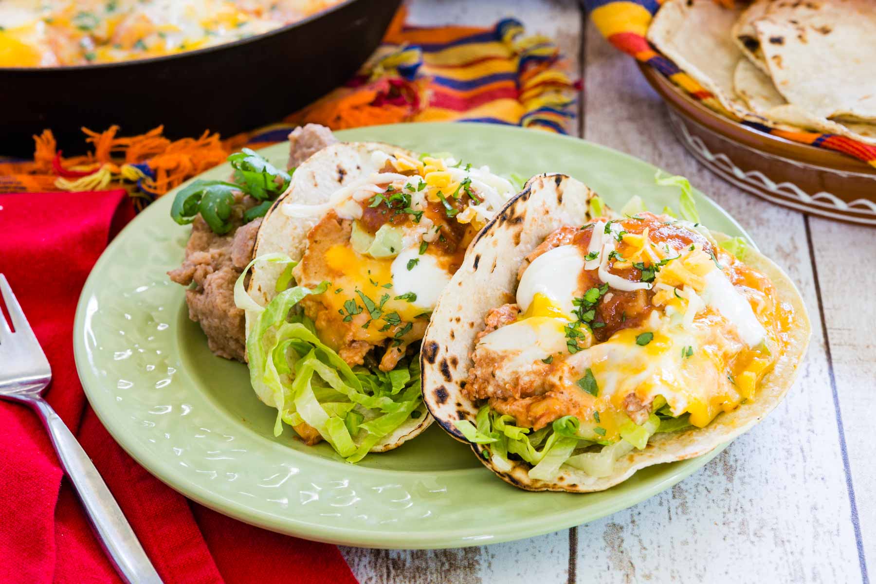 Breakfast Egg Tacos | Cupcakes & Kale Chips