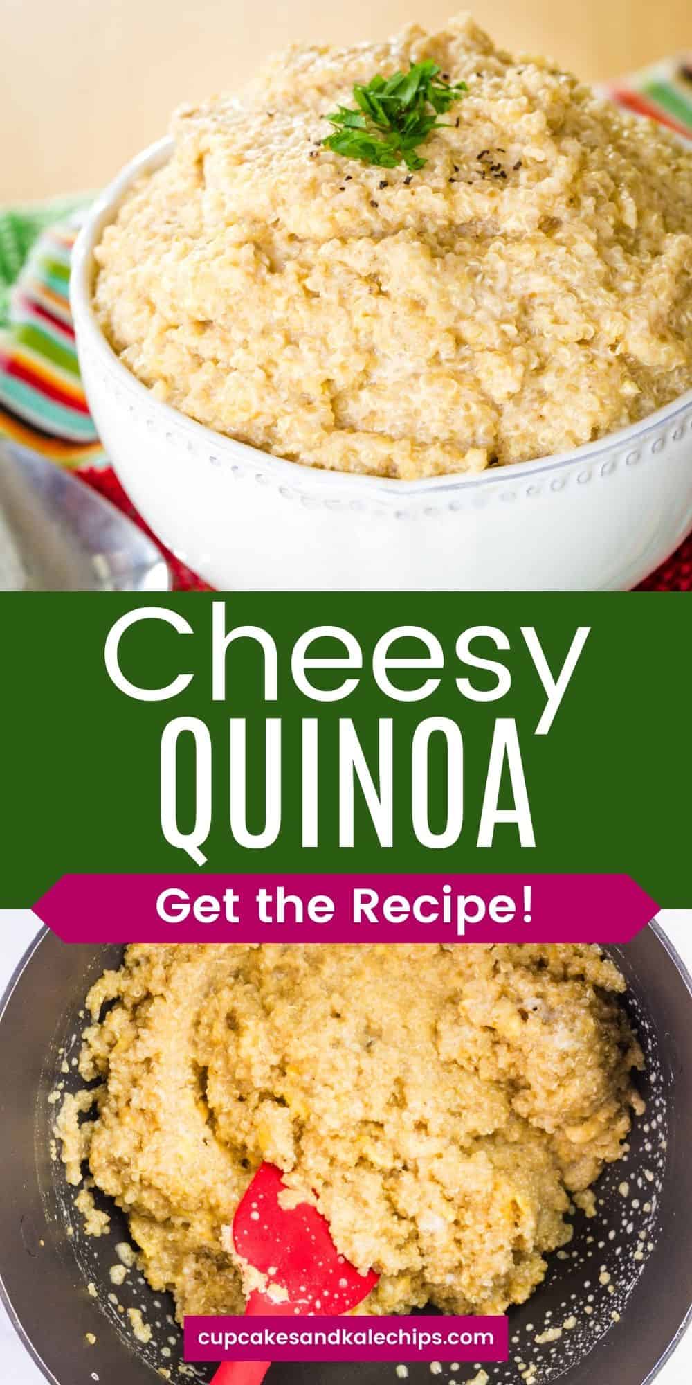 Cheesy Quinoa | Cupcakes & Kale Chips