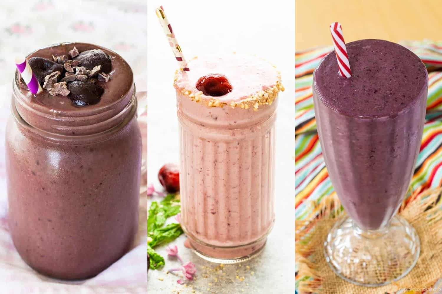 10+ Delicious Cherry Smoothies | Cupcakes & Kale Chips