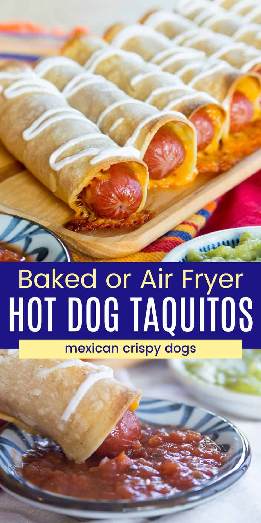 Mexican Hot Dog Taquitos - Crispy Dogs! | Cupcakes & Kale Chips