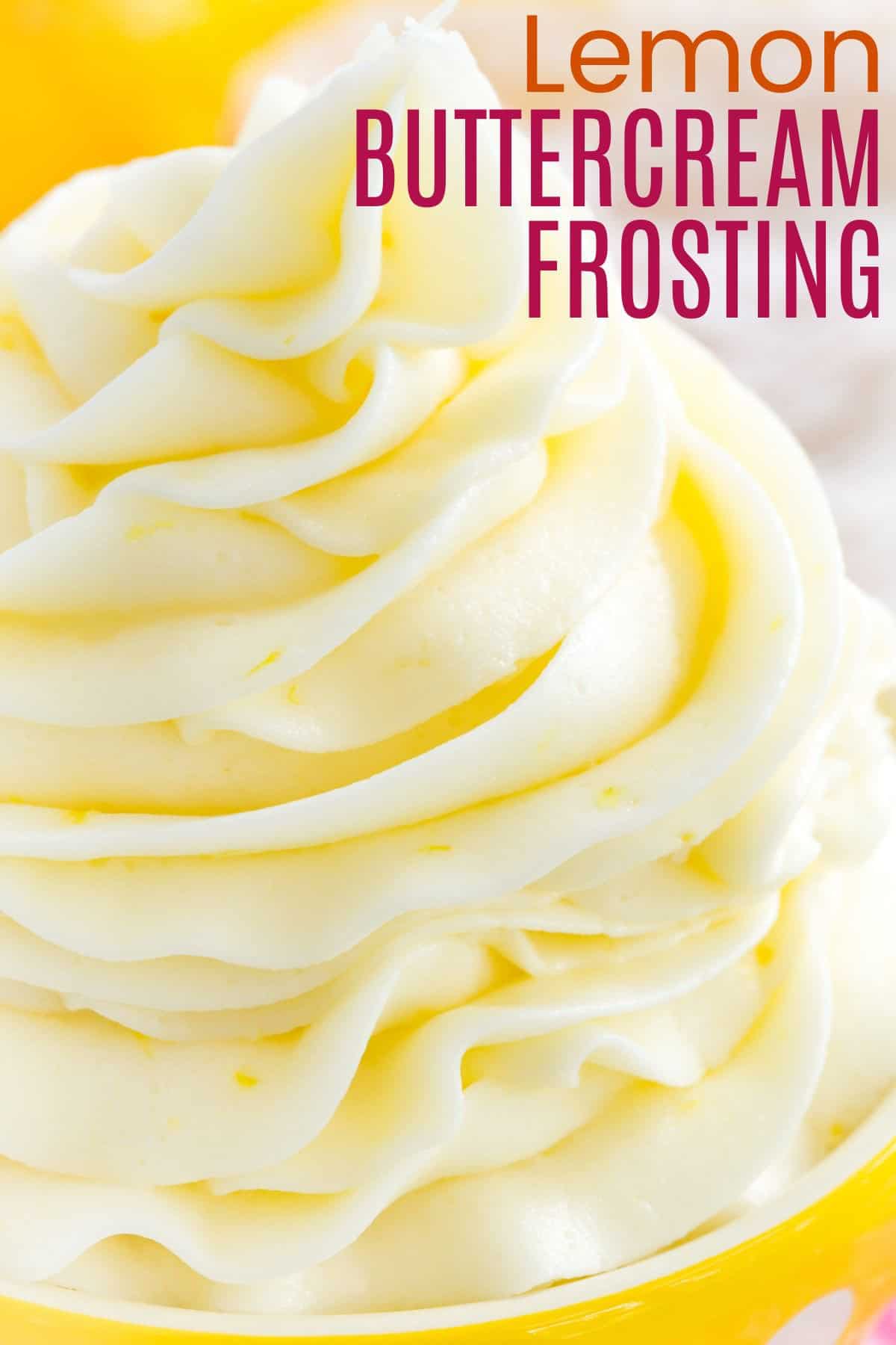 Lemon Buttercream Frosting | Cupcakes & Kale Chips