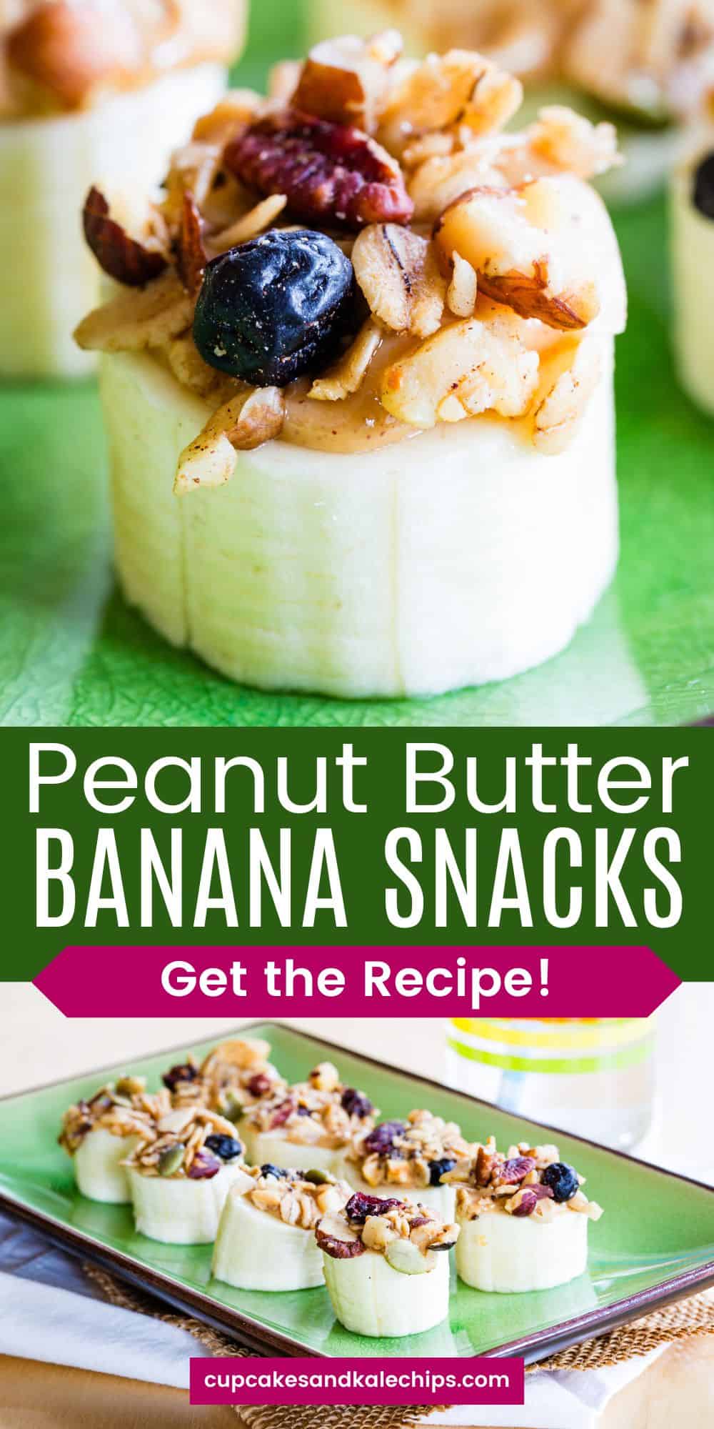 Easy Peanut Butter Banana Snacks | Cupcakes & Kale Chips