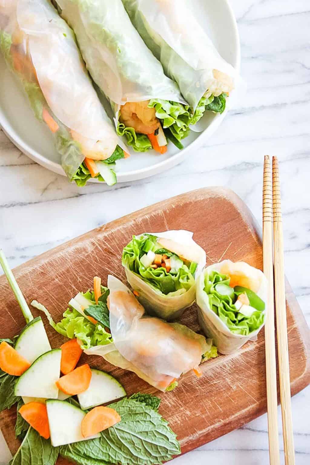 Shrimp Summer Rolls | Cupcakes & Kale Chips