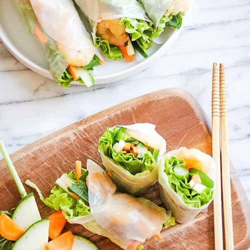Shrimp Summer Rolls | Cupcakes & Kale Chips