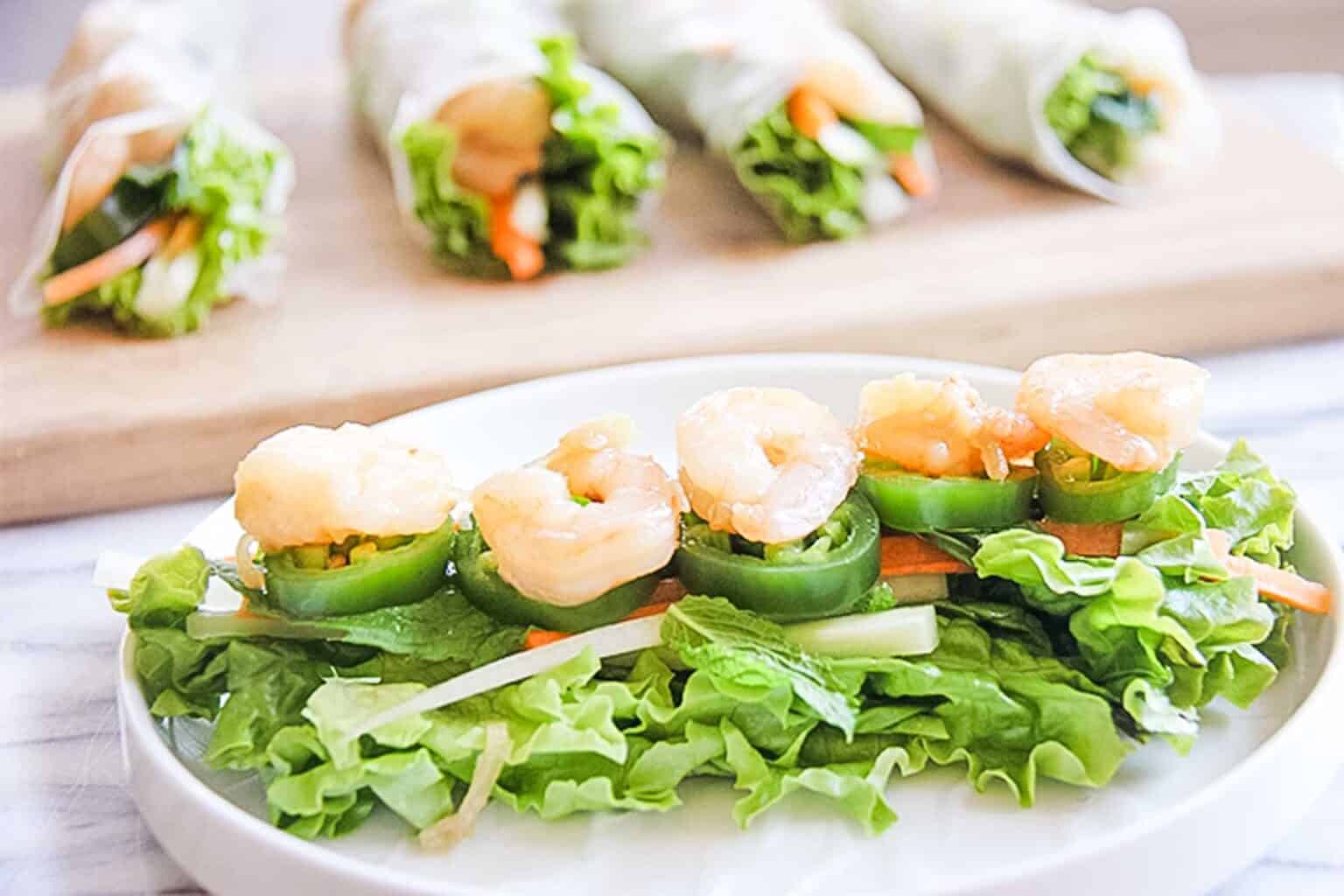 Shrimp Summer Rolls | Cupcakes & Kale Chips