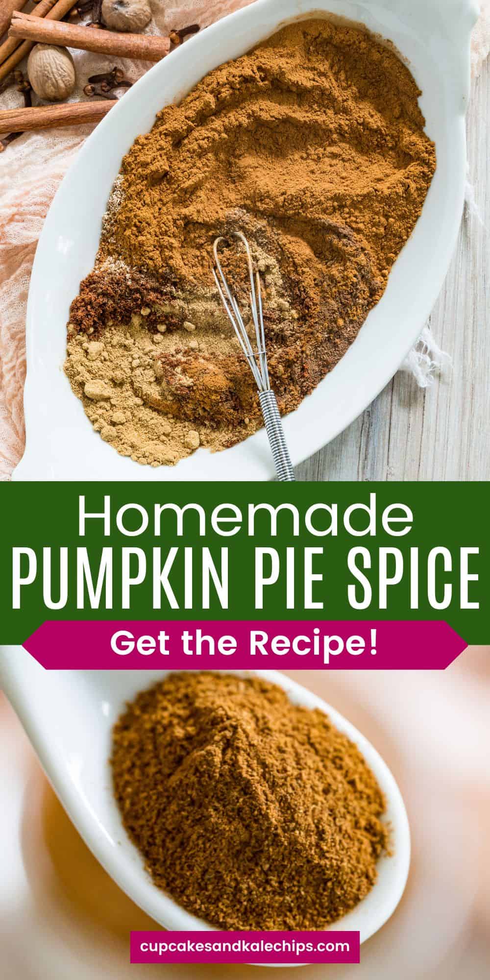 How to Make Pumpkin Pie Spice | Cupcakes & Kale Chips