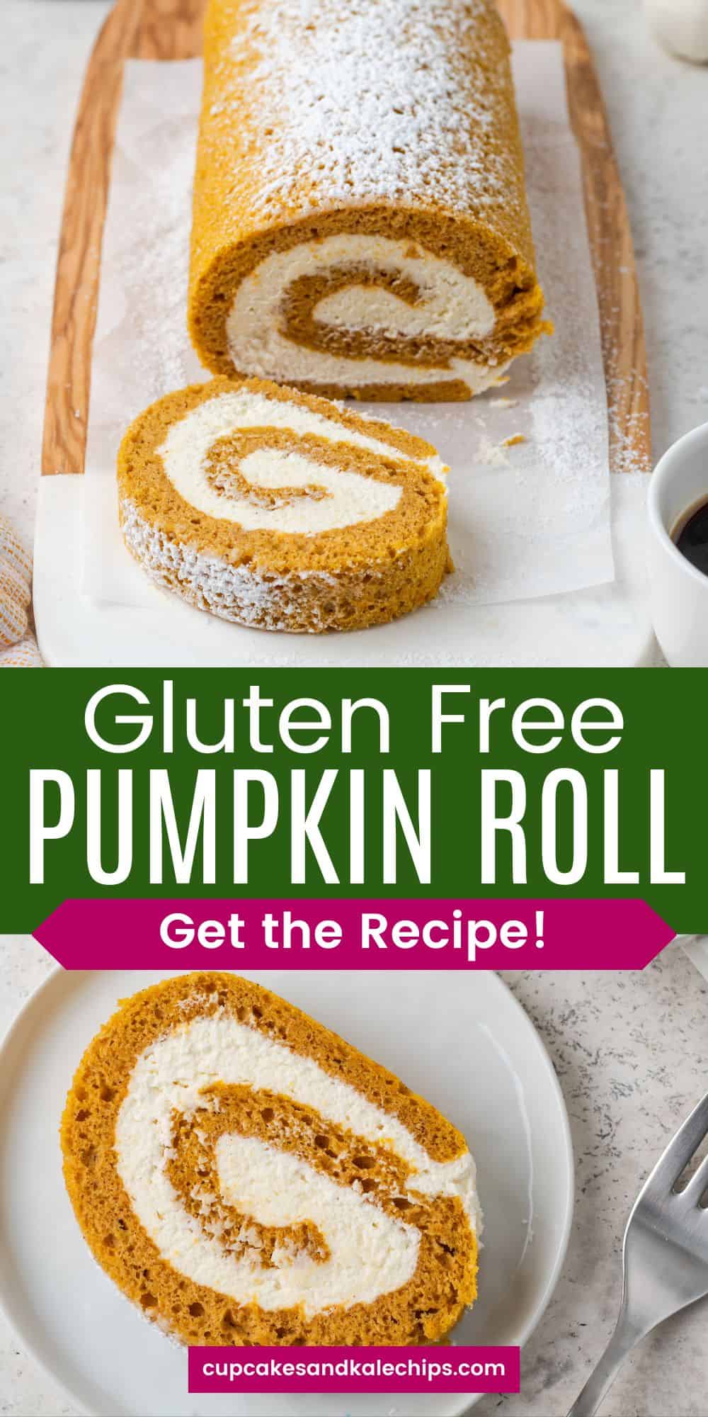 Gluten Free Pumpkin Roll | Cupcakes and Kale Chips