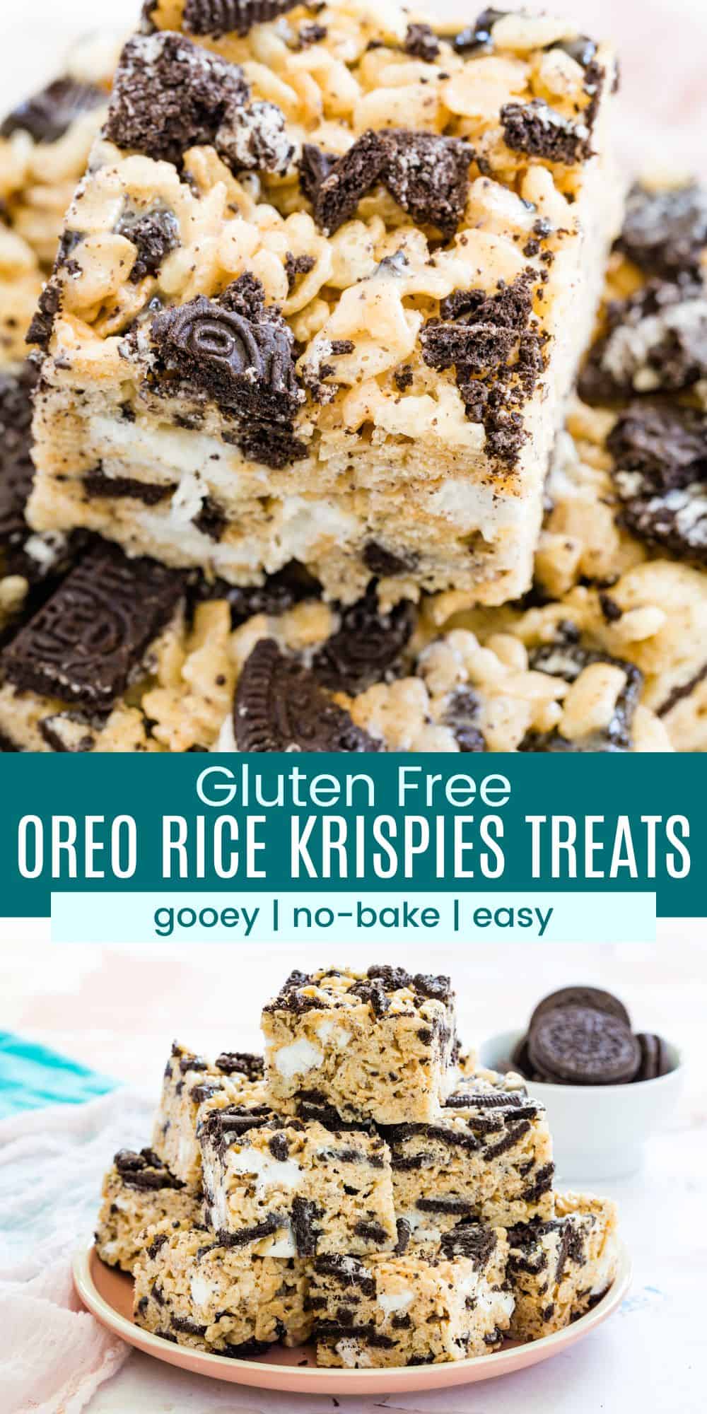 Oreo Rice Krispies Treats - Gluten Free! | Cupcakes & Kale Chips