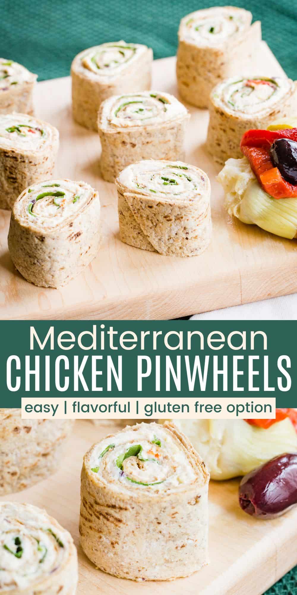 Mediterranean Chicken Pinwheels | Cupcakes & Kale Chips