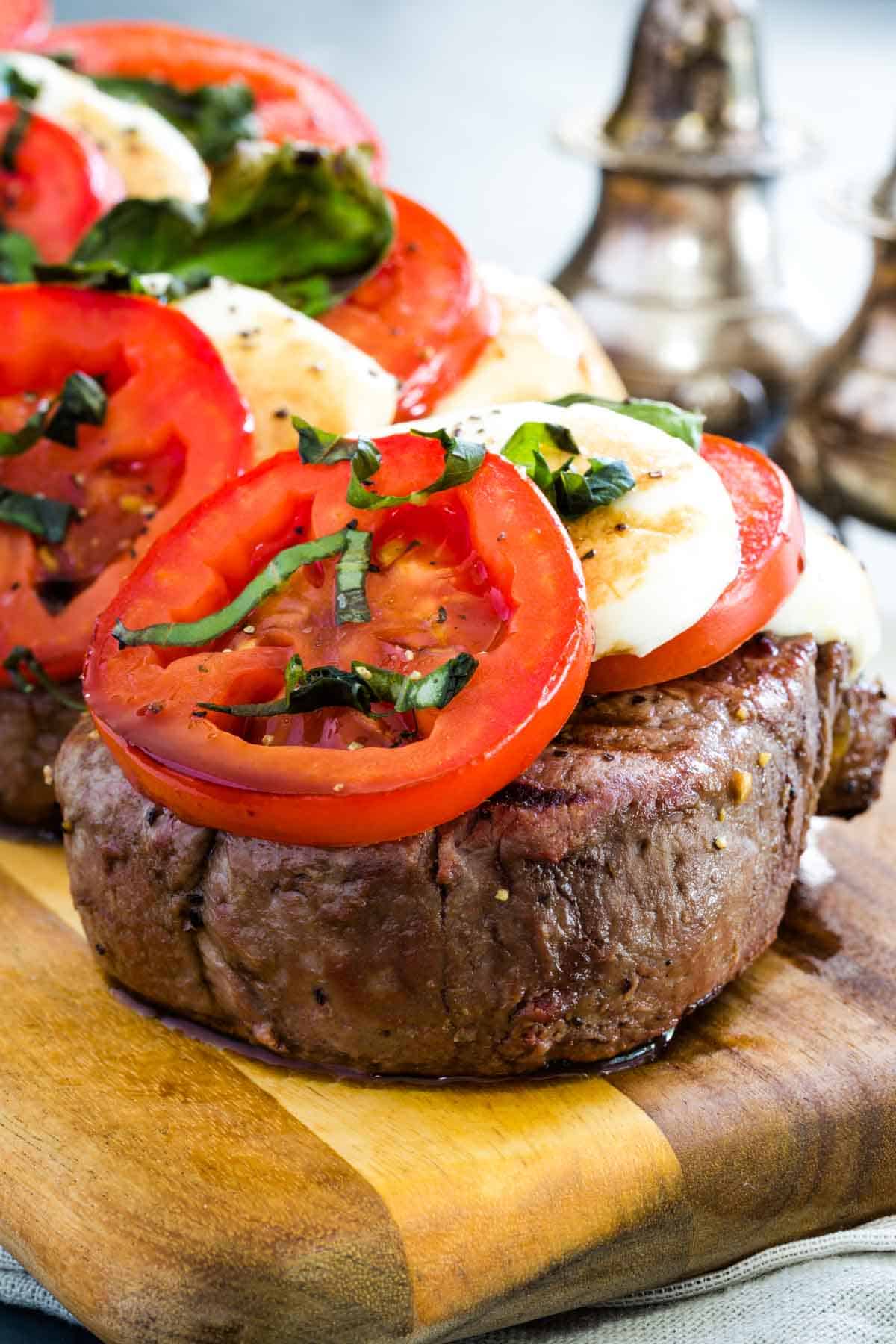 Caprese Grilled Filet Mignon | Grilling Filet Mignon to Perfection!