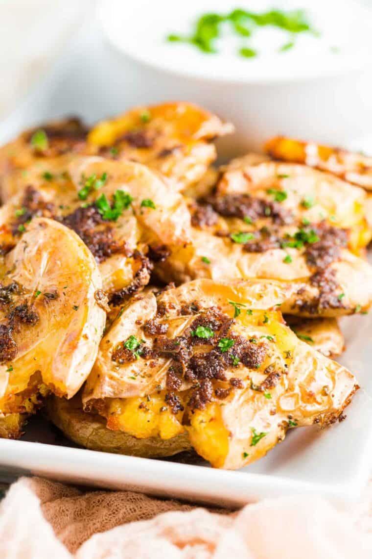 Smashed Potatoes | Cupcakes & Kale Chips