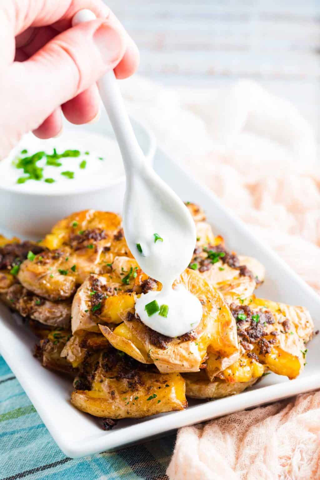 Smashed Potatoes | Cupcakes & Kale Chips