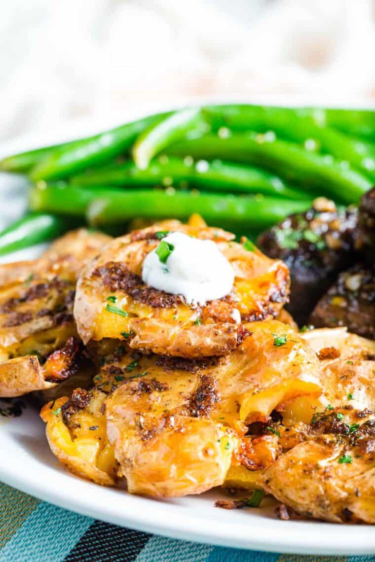 Smashed Potatoes | Cupcakes & Kale Chips