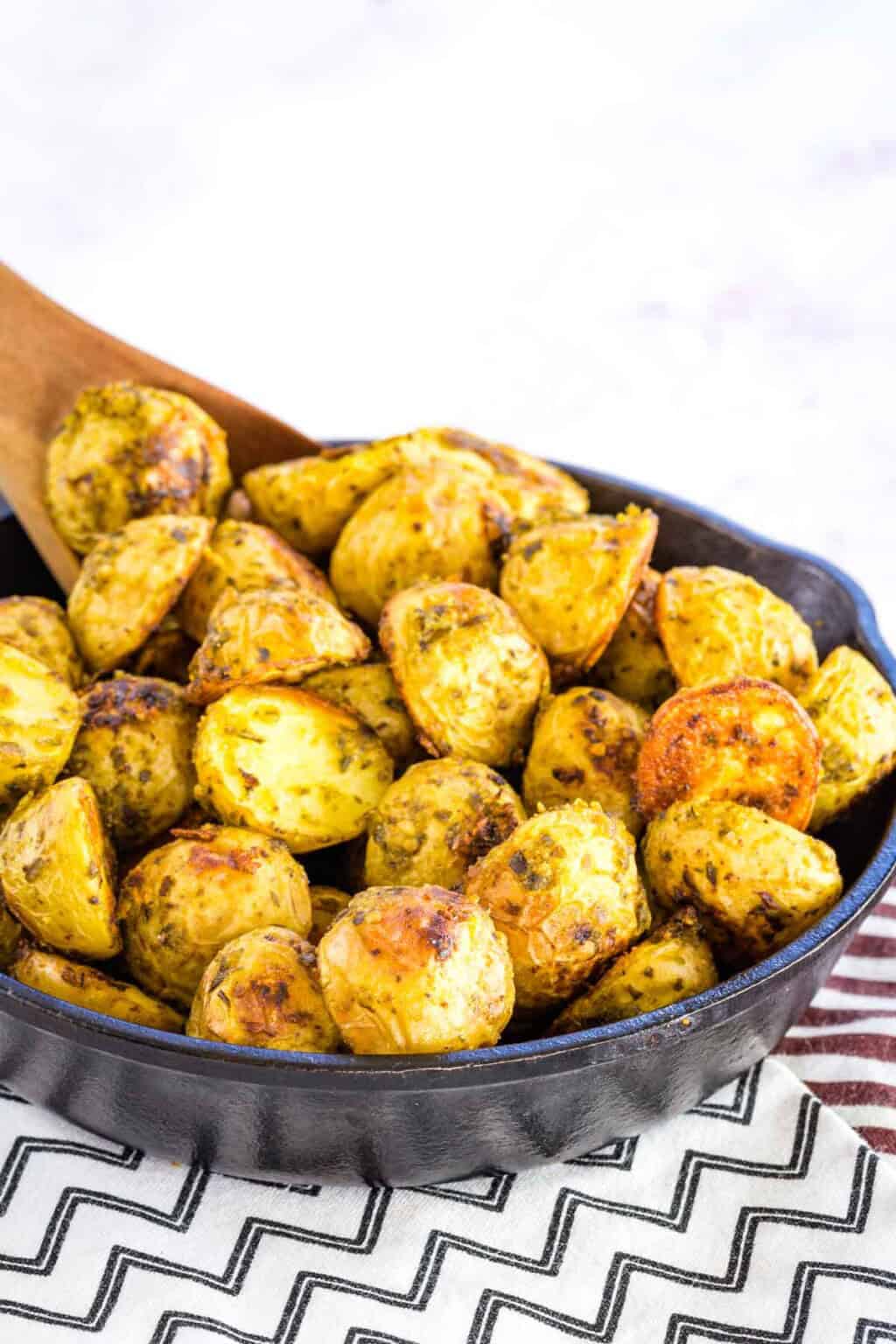Pesto Roasted Potatoes | Cupcakes & Kale Chips