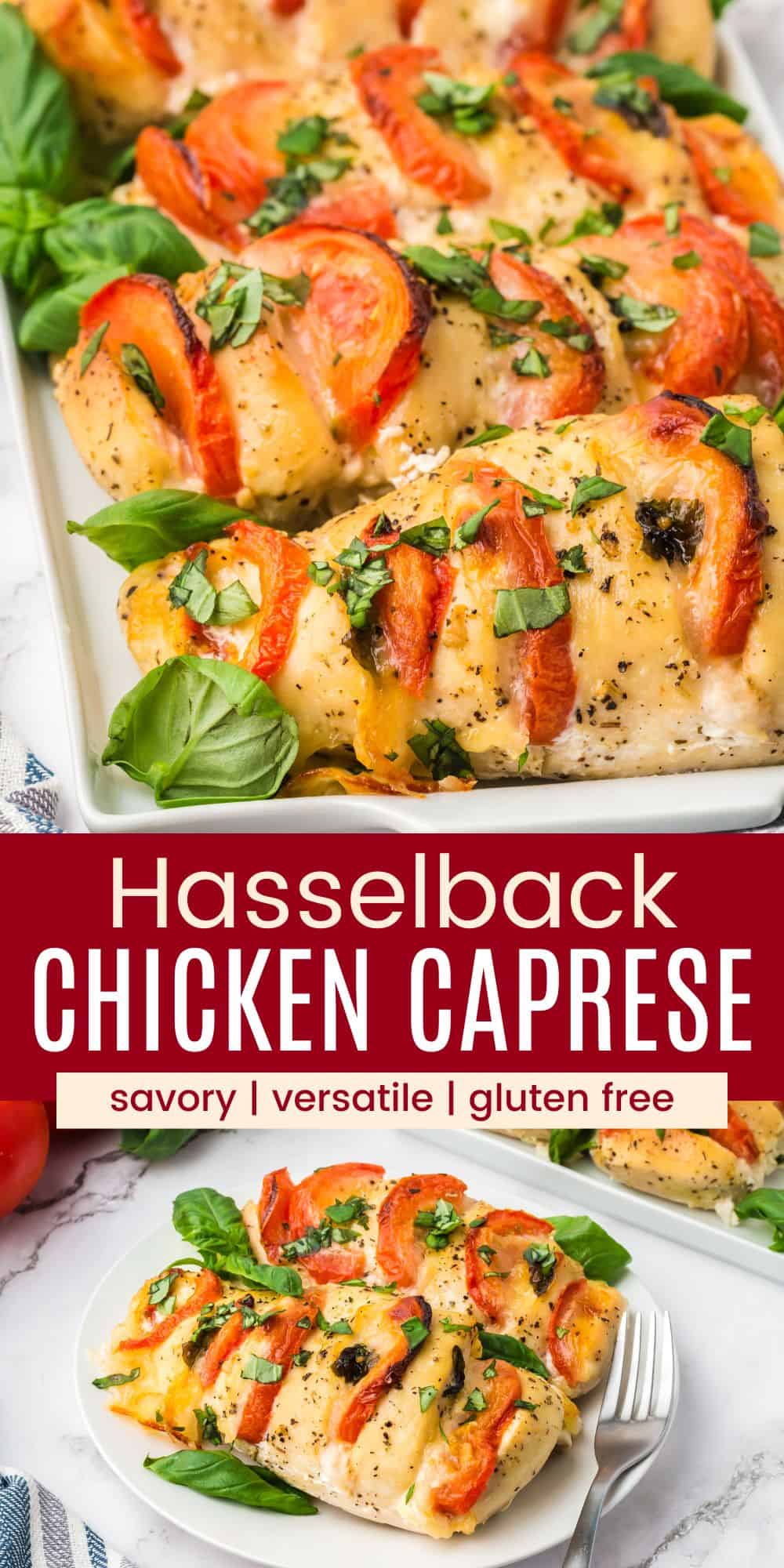 Hasselback Chicken Caprese | Cupcakes & Kale Chips