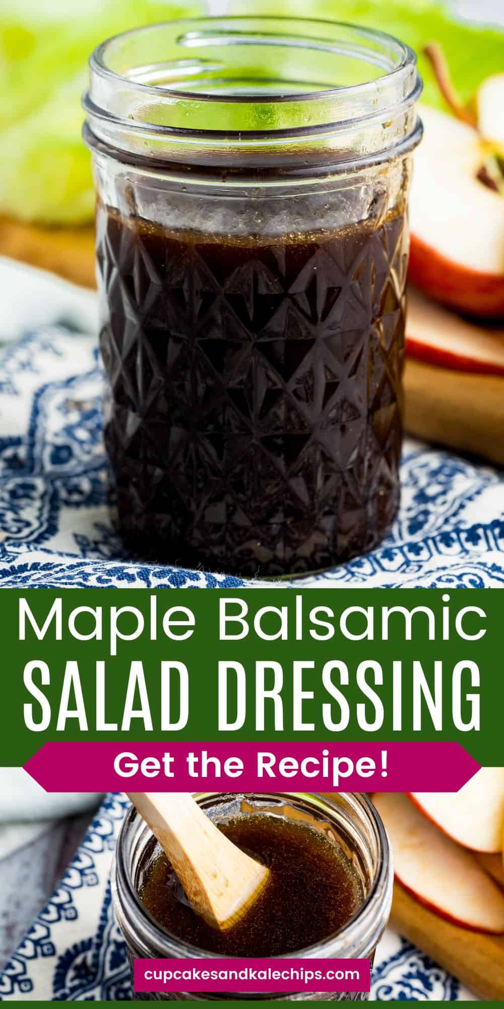 Maple Balsamic Vinaigrette | Cupcakes & Kale Chips