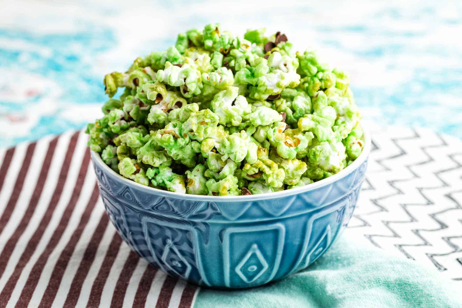 Mint Green Popcorn | Cupcakes & Kale Chips
