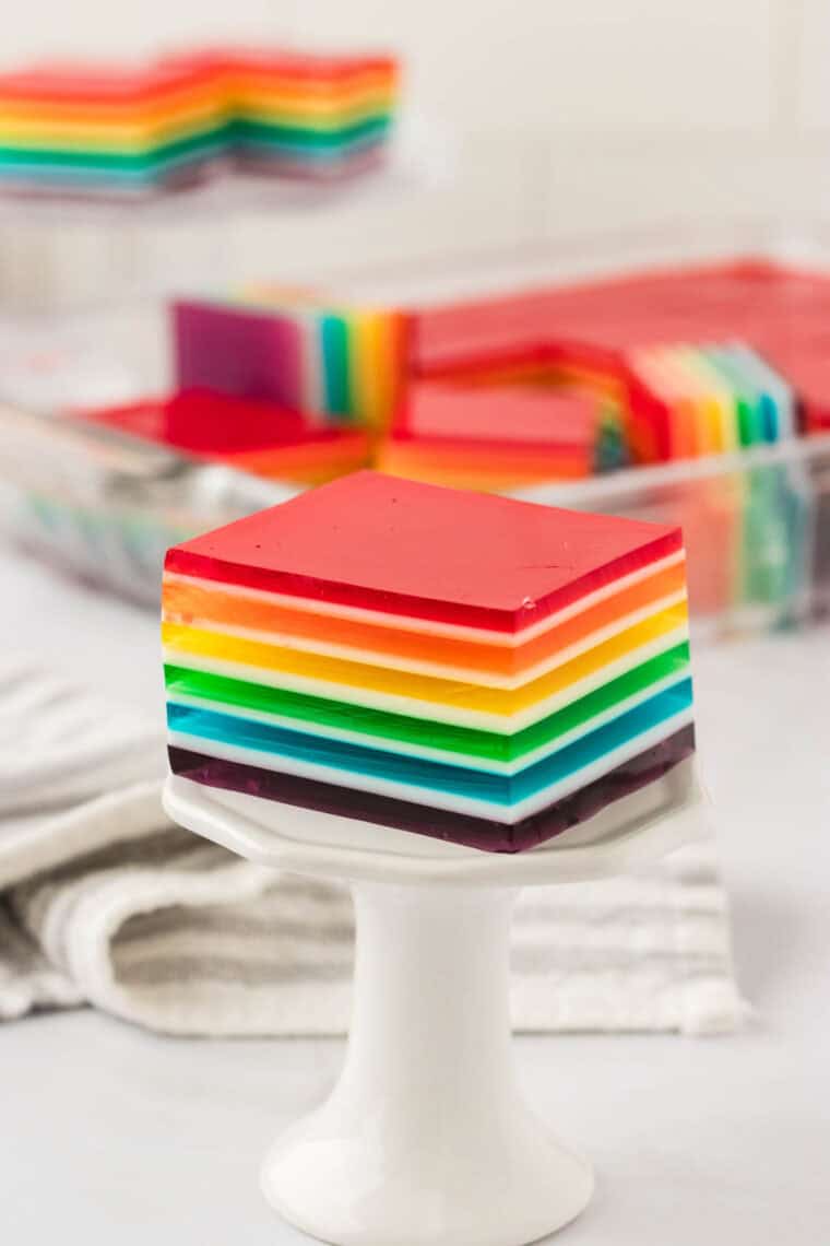 Rainbow Jello | Cupcakes & Kale Chips