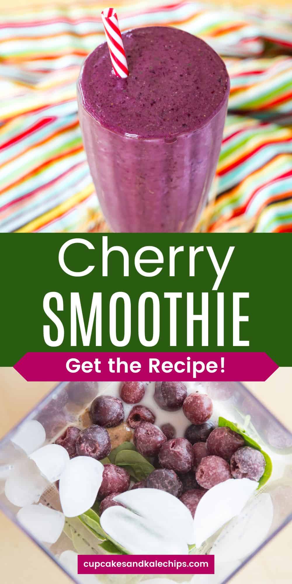 Cherry Smoothie | Cupcakes & Kale Chips