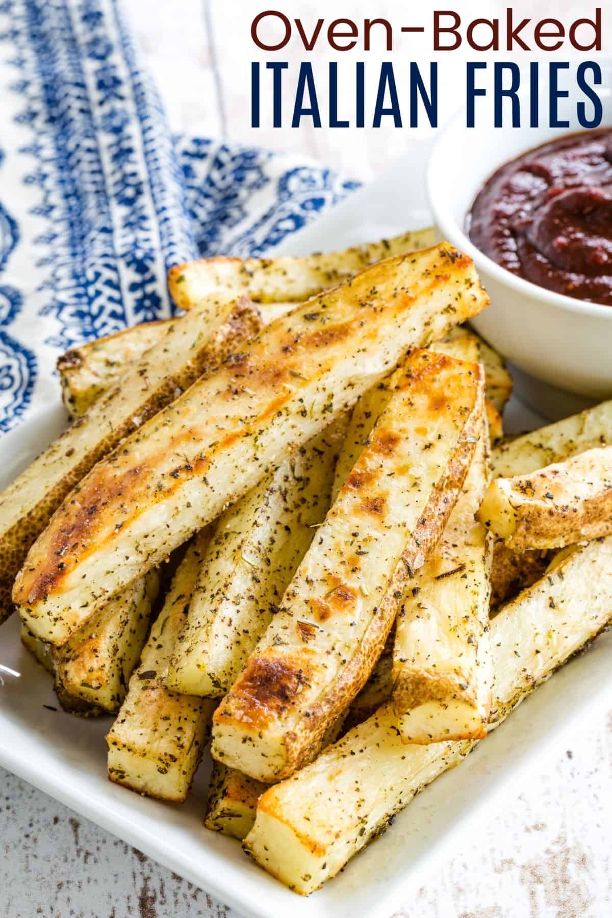 Oven-Baked Italian Fries | Cupcakes & Kale Chips