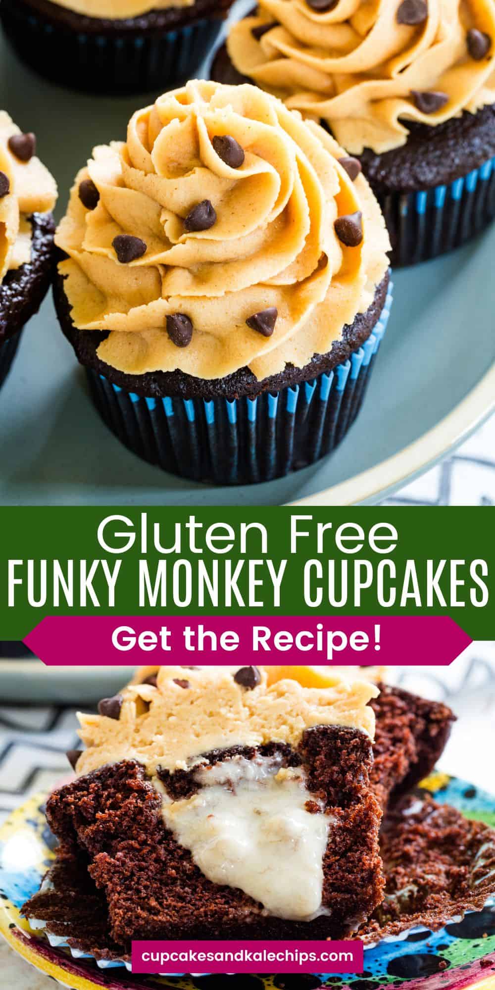 Funky Monkey Chocolate Cupcakes | Cupcakes & Kale Chips