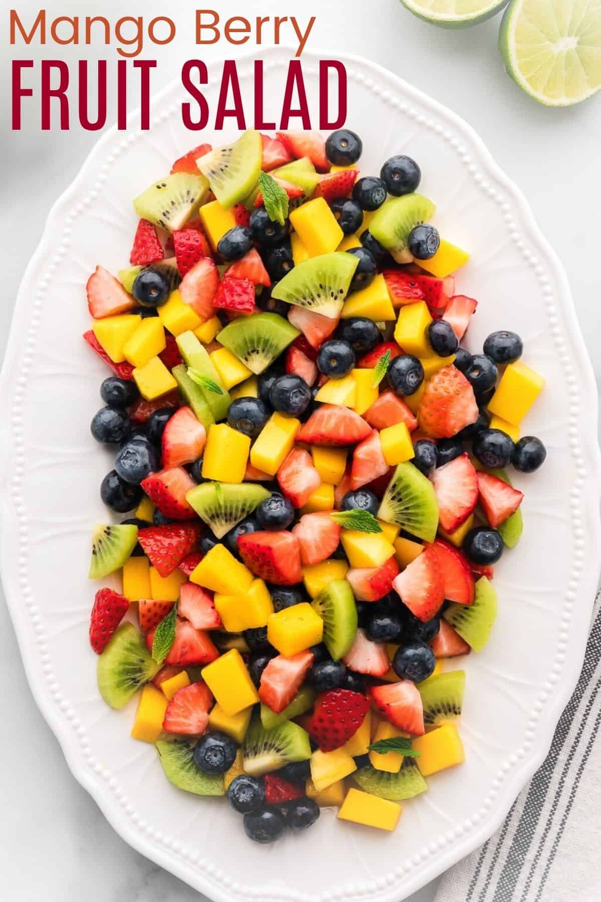 Mango Berry Fruit Salad | Cupcakes & Kale Chips