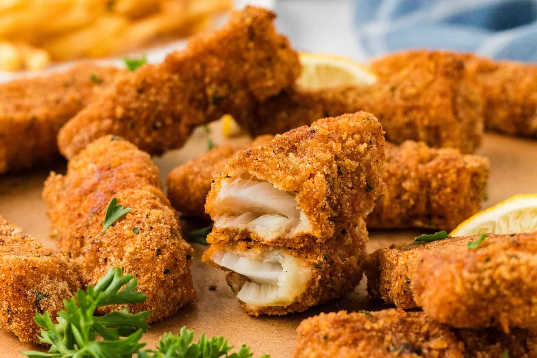 Baked Gluten-Free Fish Sticks | Cupcakes & Kale Chips