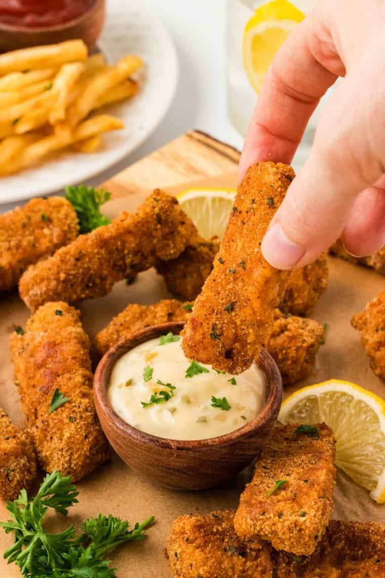 Baked Gluten-Free Fish Sticks | Cupcakes & Kale Chips