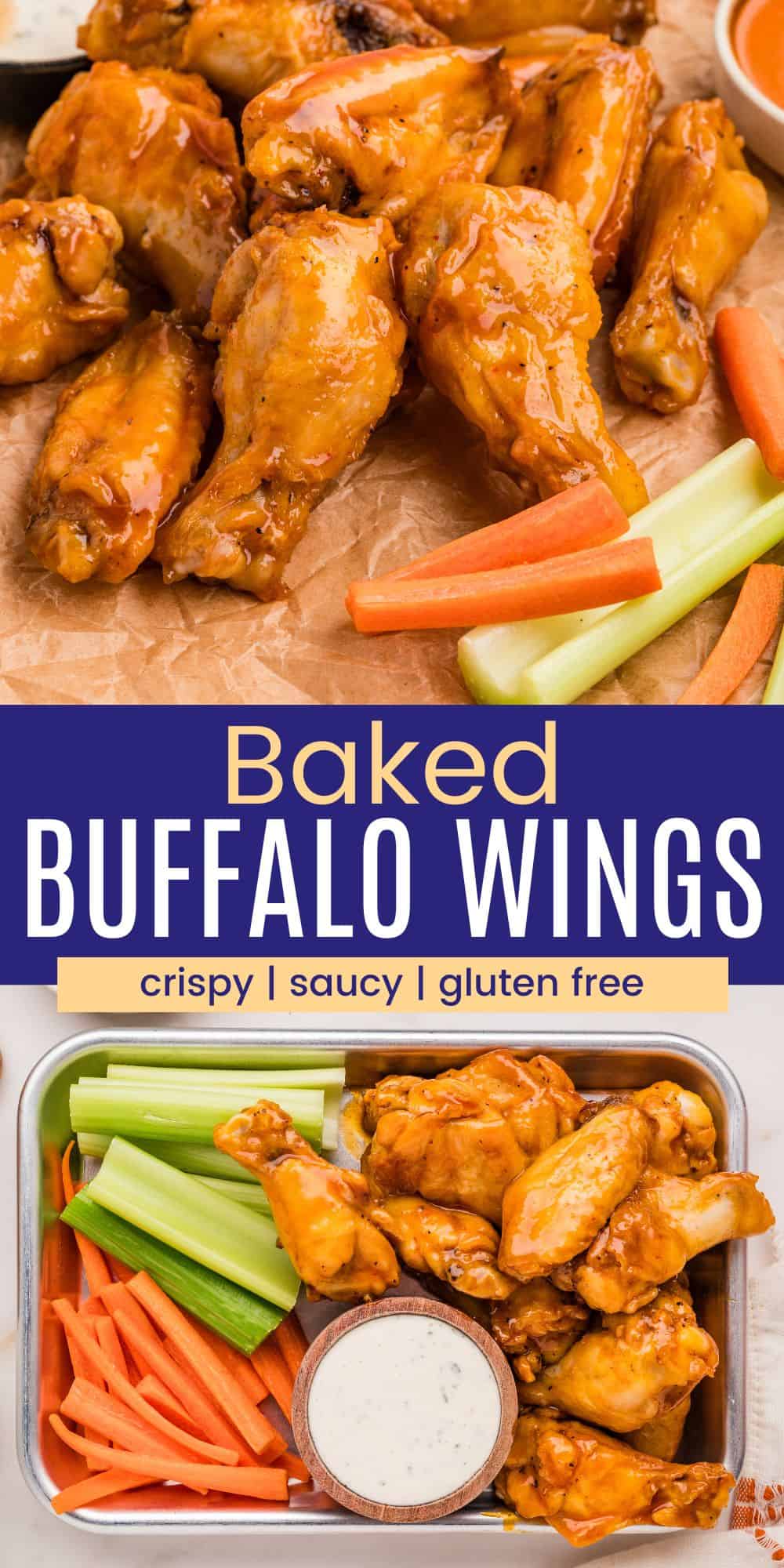 Crispy Baked Buffalo Wings l Cupcakes & Kale Chips