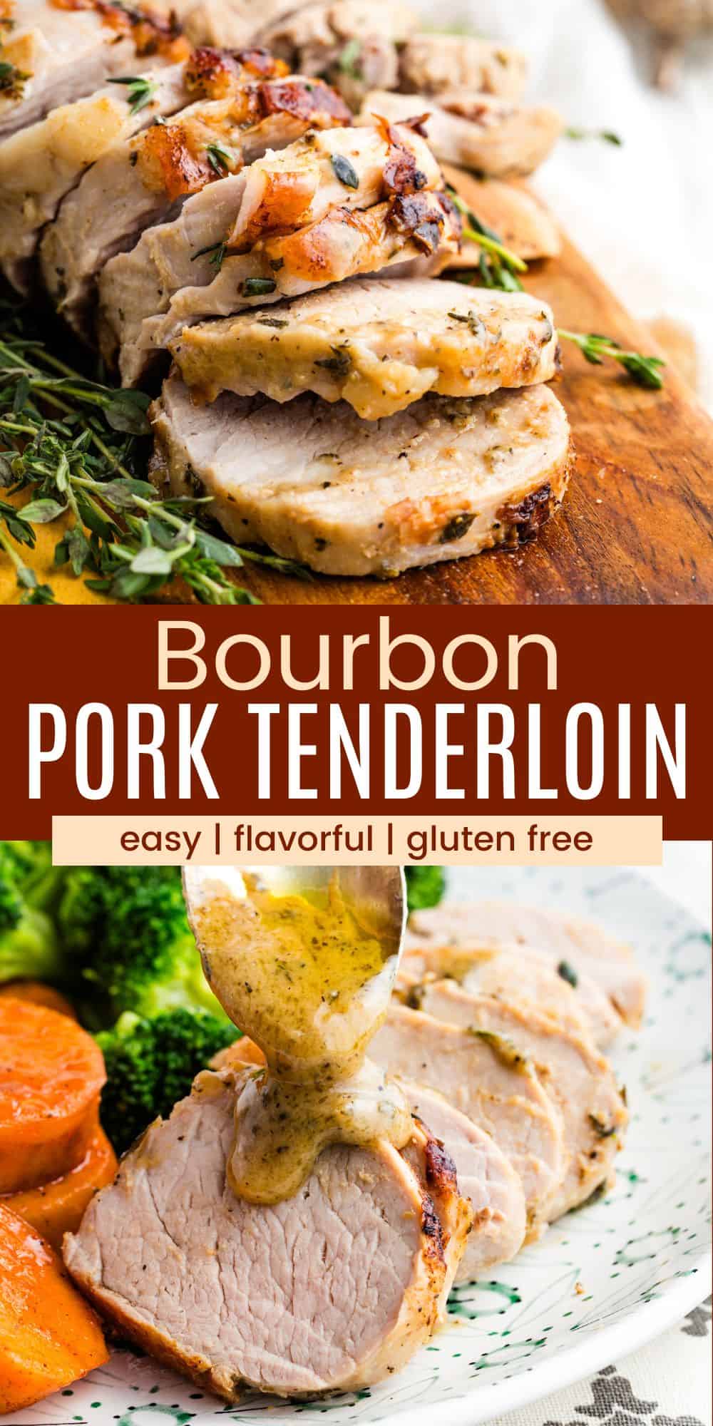 Bourbon Oven-Roasted Pork Tenderloin | Cupcakes & Kale Chips